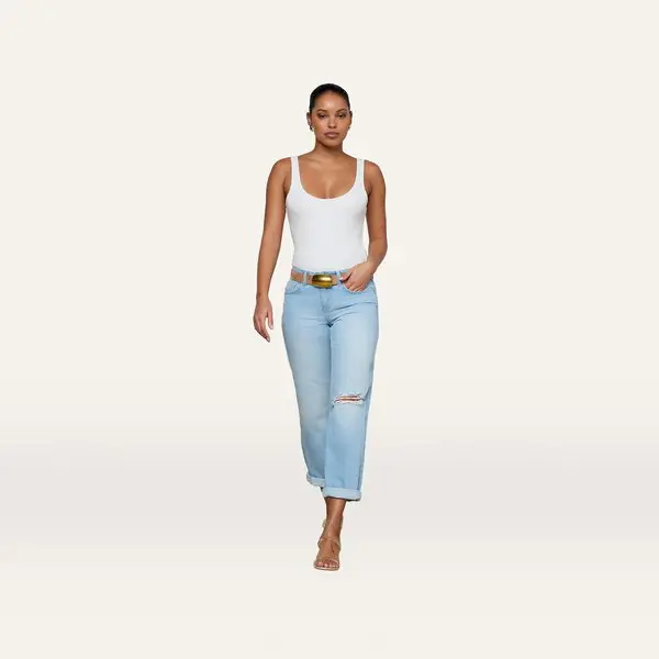 L'Agence Nevia Slouchy Straight-leg Jean - Brea Destruct
