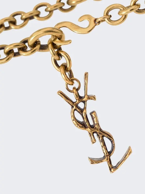 Saint Laurent Cassandre Chain Belt