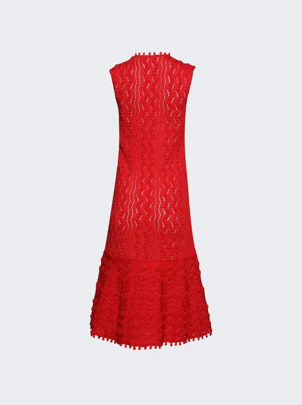 JIL SANDER Knitted Midi Dress