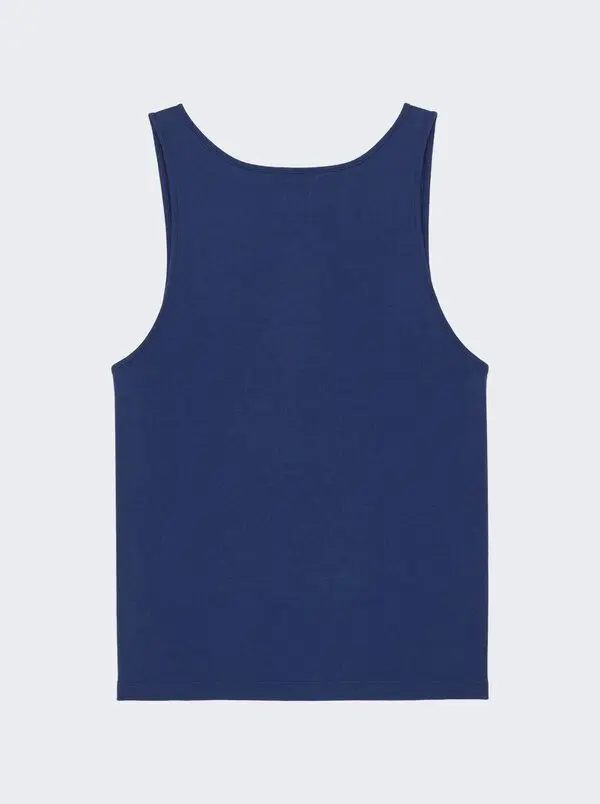 Saint Laurent Cassandre Tank Top Bleu Cobalt