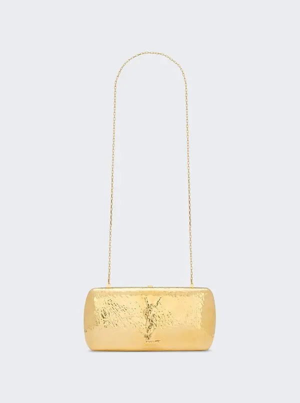 Saint Laurent Metal Evening Clutch - Gold