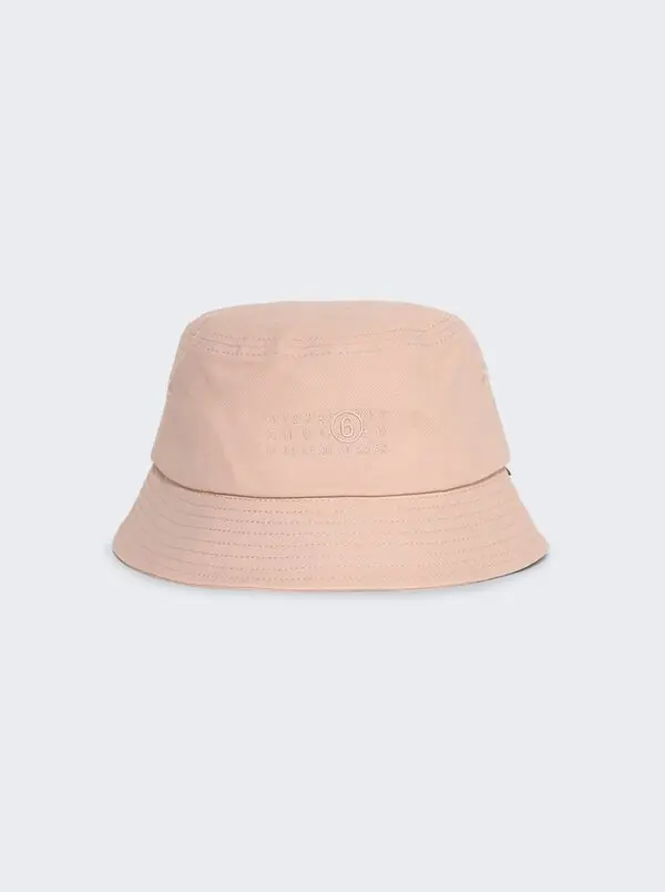 MAISON MARGIELA Cotton Canvas Bucket Hat - Pink
