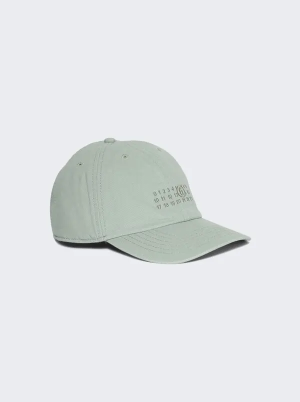 MAISON MARGIELA Cotton Canvas Cap - Aqua