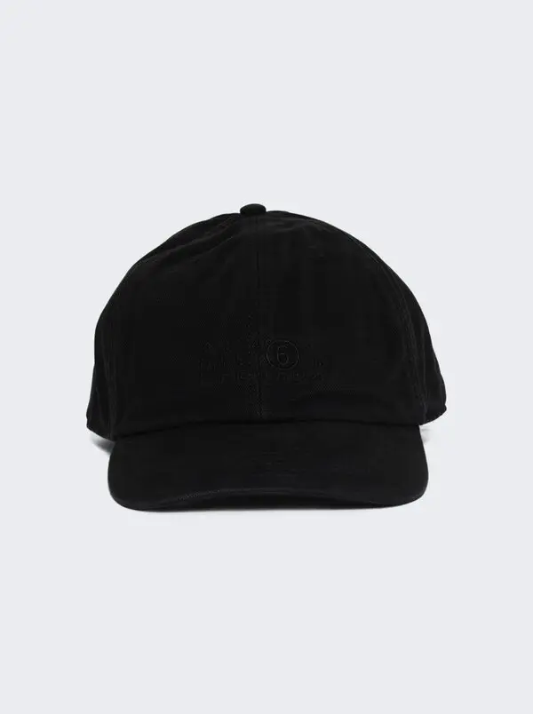 MAISON MARGIELA Cotton Canvas Cap - Black
