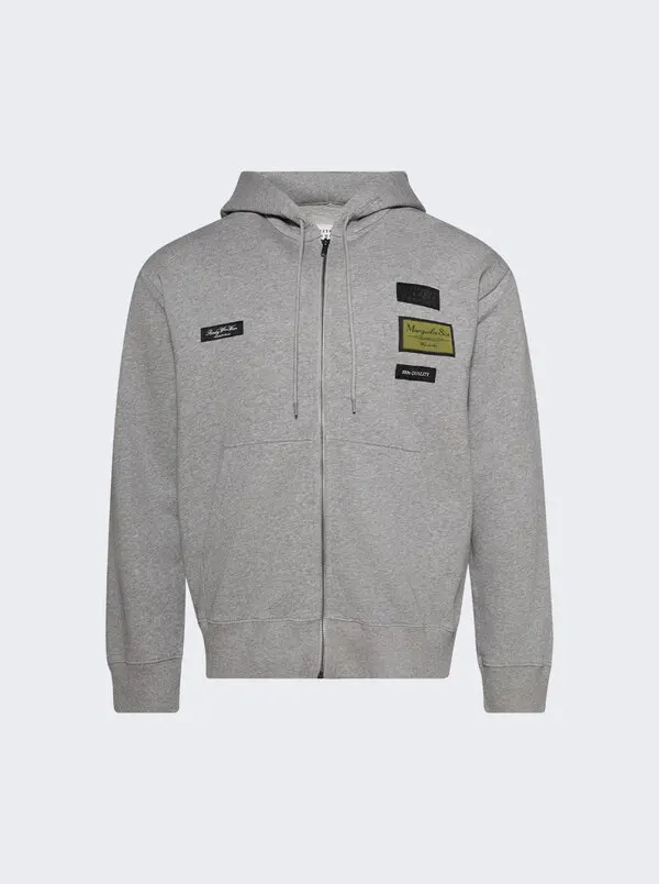 MAISON MARGIELA Sweatshirt With Zip Closure - Gray
