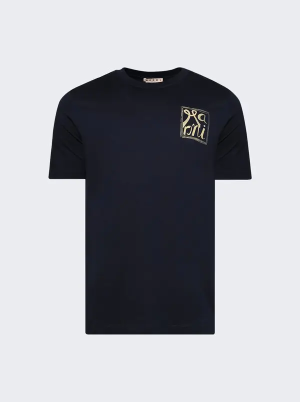 Marni Short Sleeve Tee Blublack
