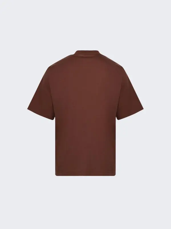 Marni Wave Print Tee Tobacco