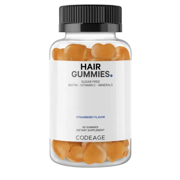 CODEAGE Sugar-free Hair Gummies With Biotin & Zinc - One-color