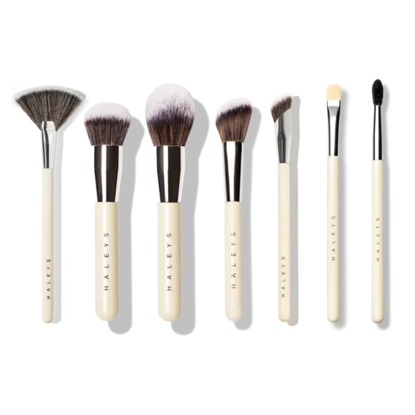 HALEYS BEAUTY 7-piece Essential Makeup Brush Set - One-color