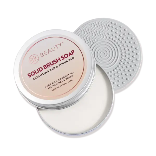 BK BEAUTY Solid Brush Soap With Cleaning Pad - One-color