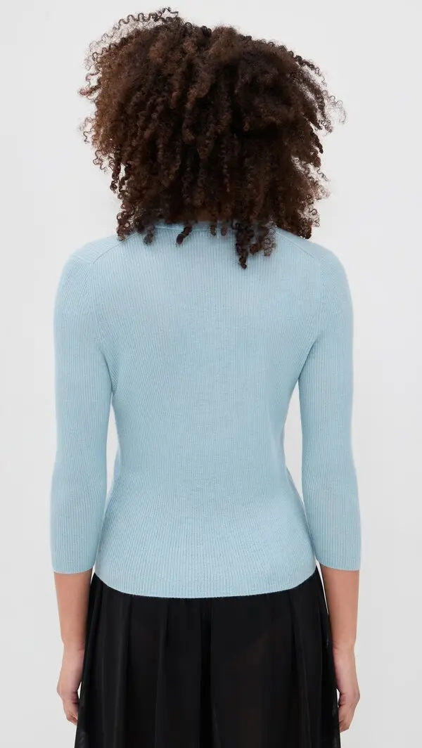 Vince Long Sleeve Cashmere-silk Pullover