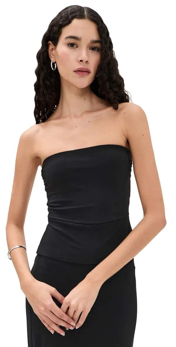 Norma Kamali Sleeveless Strapless Top