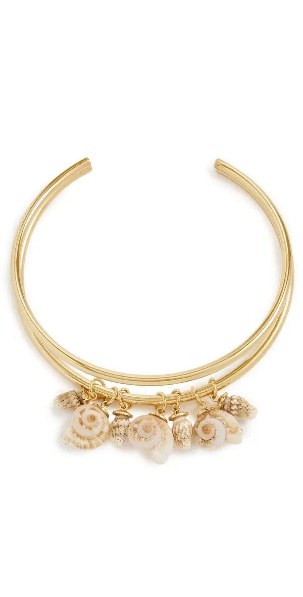LOGAN TAY Shell Choker - Gold