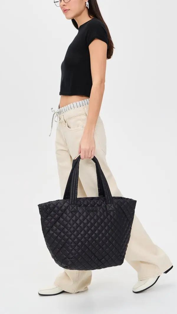 Mz Wallace Medium Metro Deluxe Tote Bag - Black