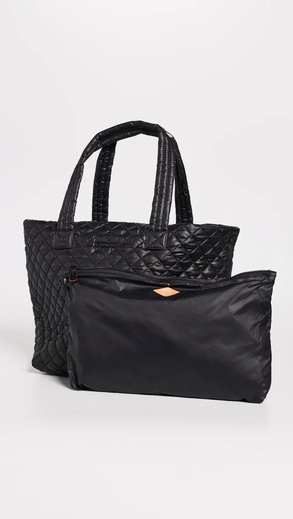 Mz Wallace Medium Metro Deluxe Tote Bag - Black