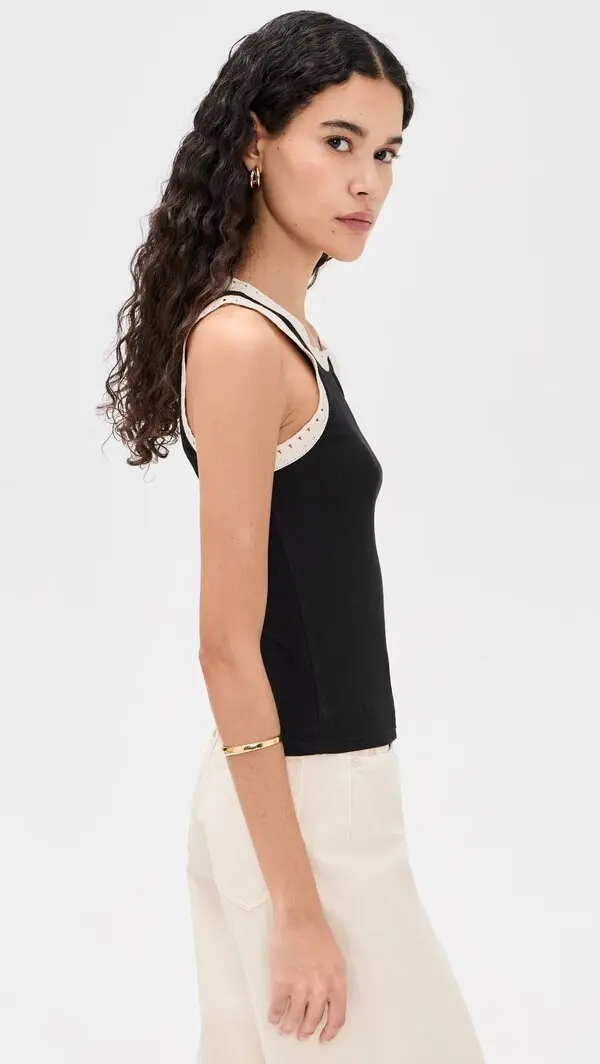 Z Supply Clarke Rib Tank - Black