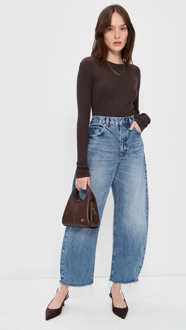 FRAME The Bubble Crop Jeans