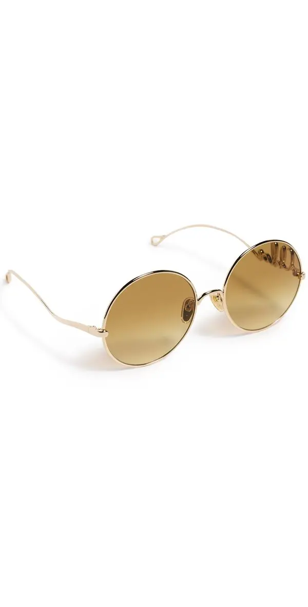 Chloé Sunglasses - Gold-gold-brown