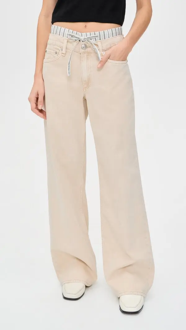 Rag & Bone Saige Full Boxer Pants