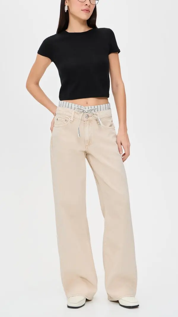 Rag & Bone Saige Full Boxer Pants