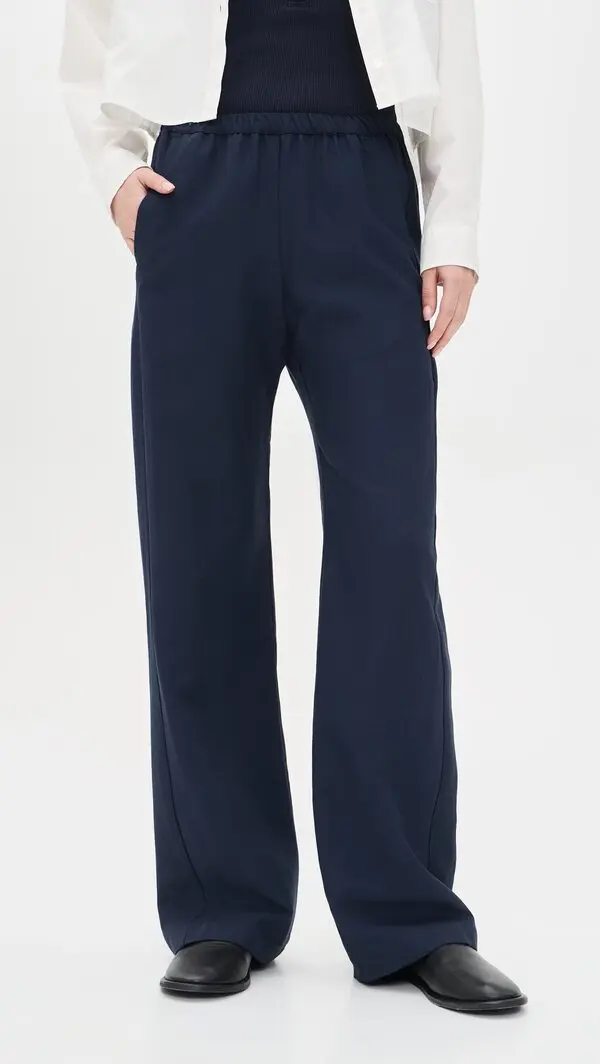 Enza Costa Twill Everywhere Pants - Navy