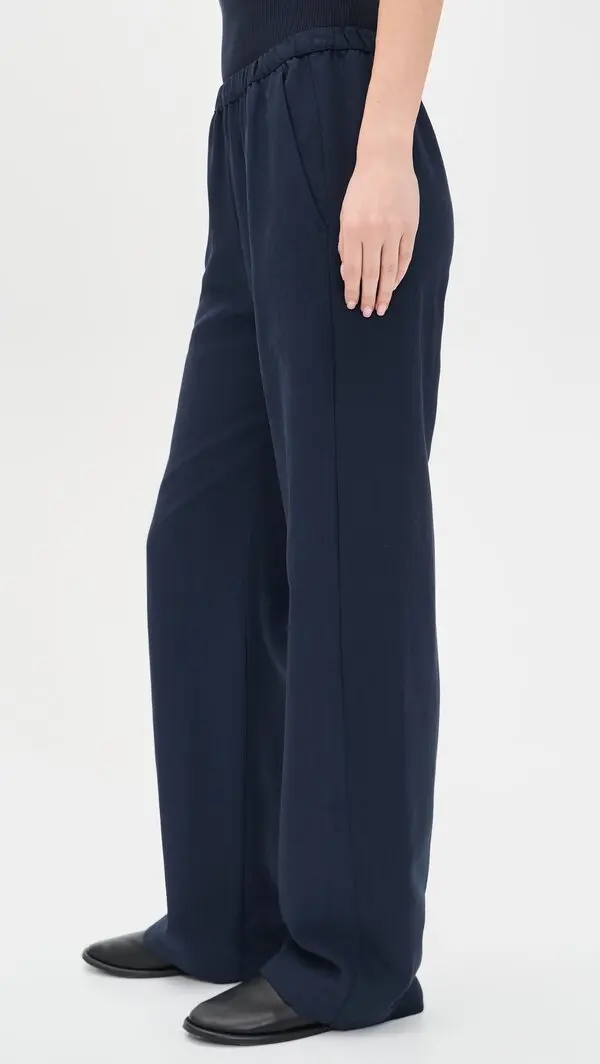 Enza Costa Twill Everywhere Pants - Navy
