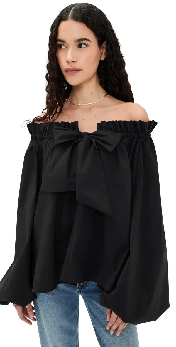 Caroline Constas Adeline Tie Blouse