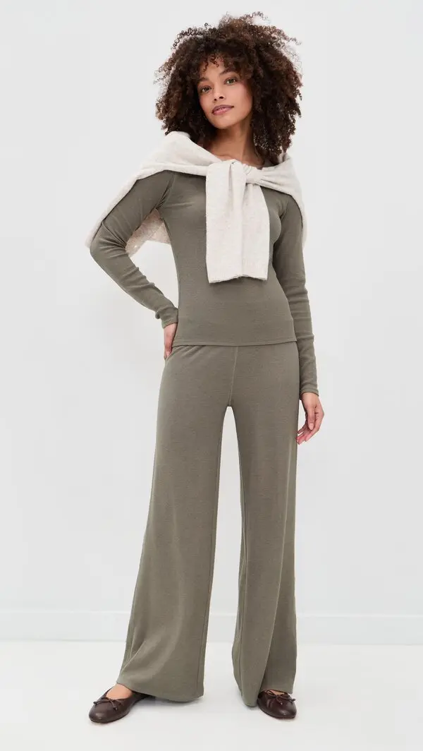 Z Supply Renae Ribbed Wide Leg Pants