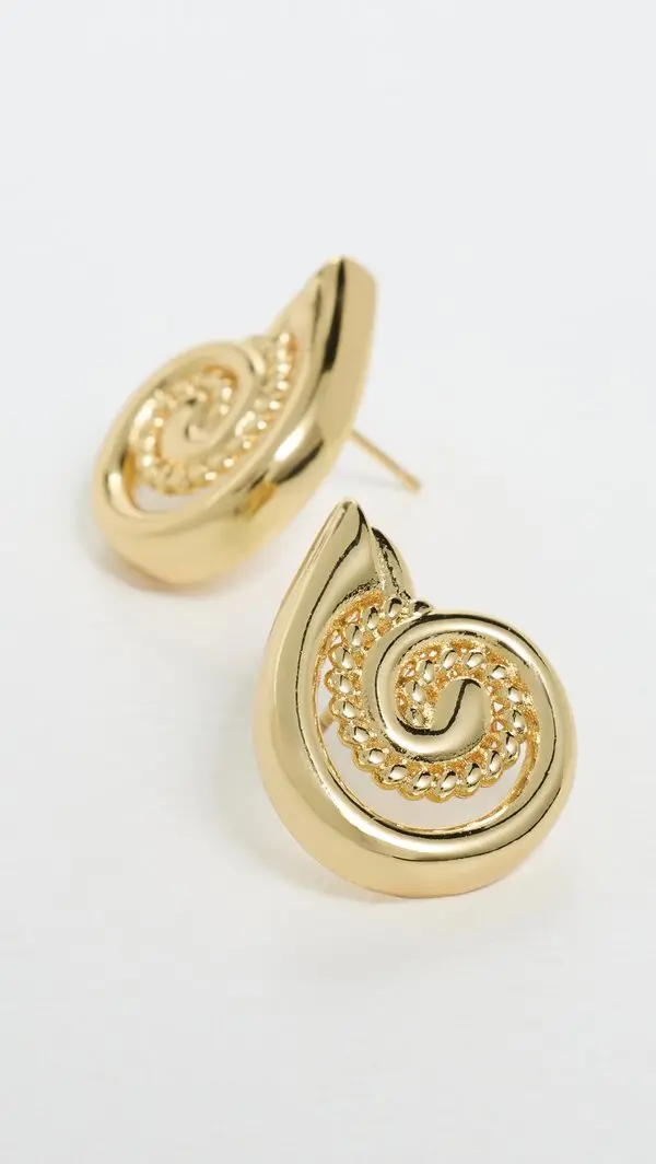 LOGAN TAY Coastal Swirl Earrings