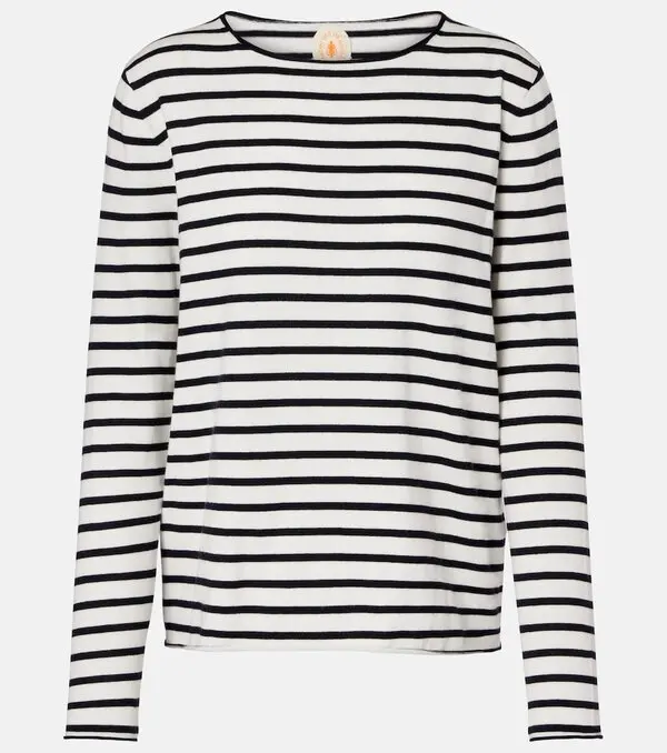 Jardin Des Orangers Cotton, Silk, And Cashmere Sweater - White