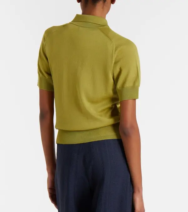 AMI Paris De Cœur Wool Polo Shirt