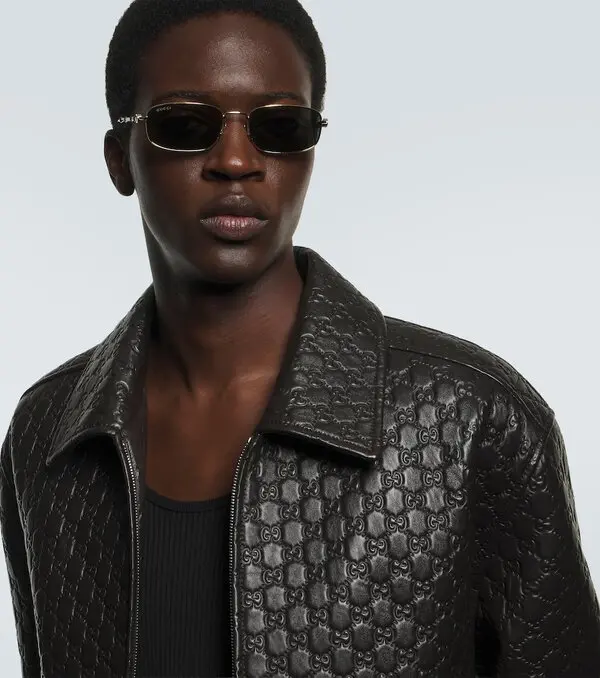 Gucci Bamboo Rectangle Sunglasses