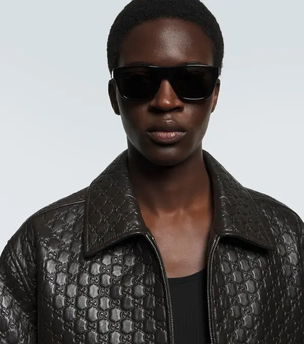 Gucci Square Frame Sunglasses - Black