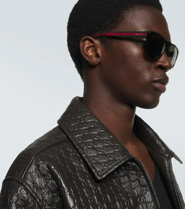 Gucci Square Frame Sunglasses - Black