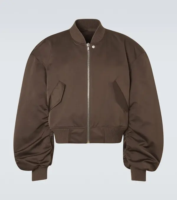 Rick Owens Secchia Technical Bomber Jacket - Brown