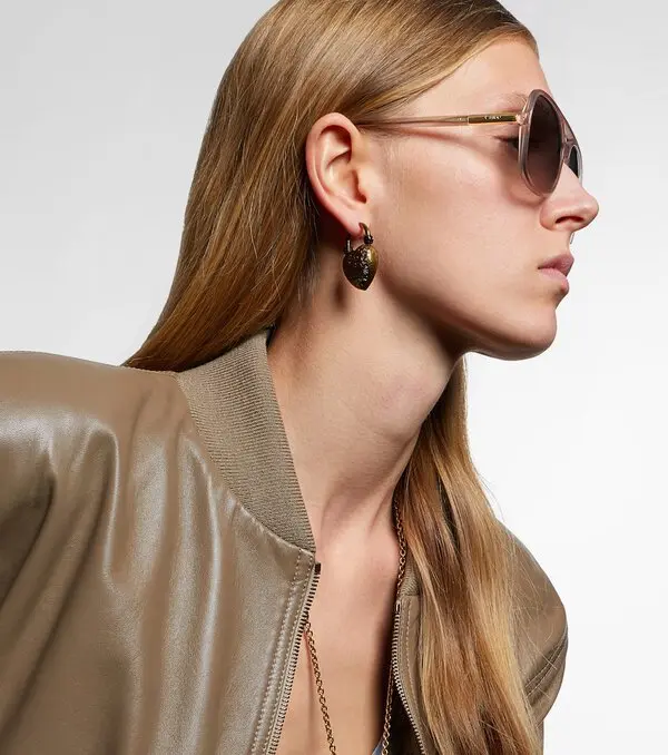 Chloé Judy Oversized Sunglasses - Beige