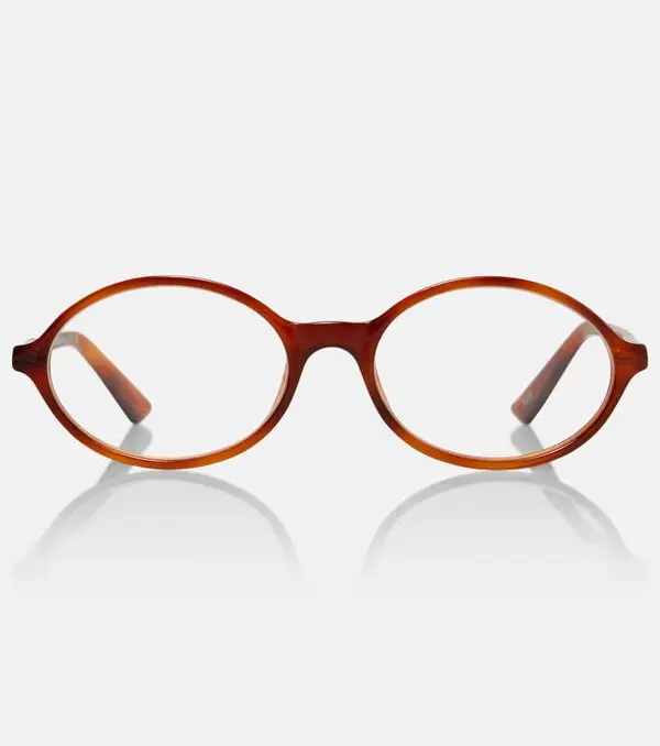 Chloé Judy Logo Oval Eyeglasses - Brown