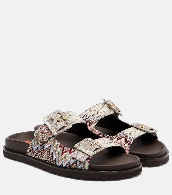 Missoni Clea Zigzag Sandals - Multicoloured