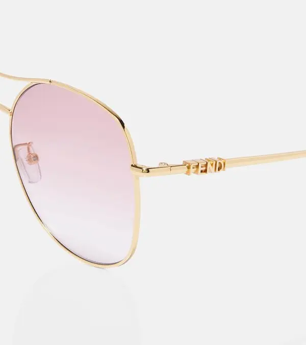 Fendi Graphy Aviator Sunglasses