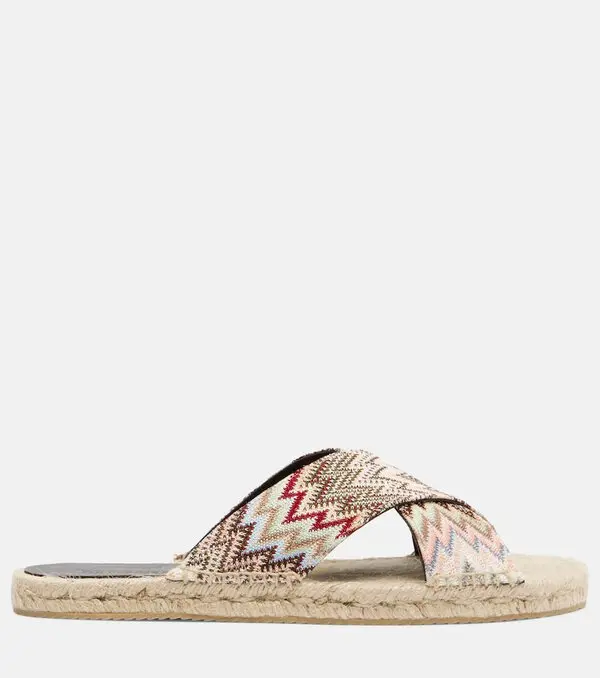 Missoni Harlow Zigzag Espadrille Sandals - Multicoloured
