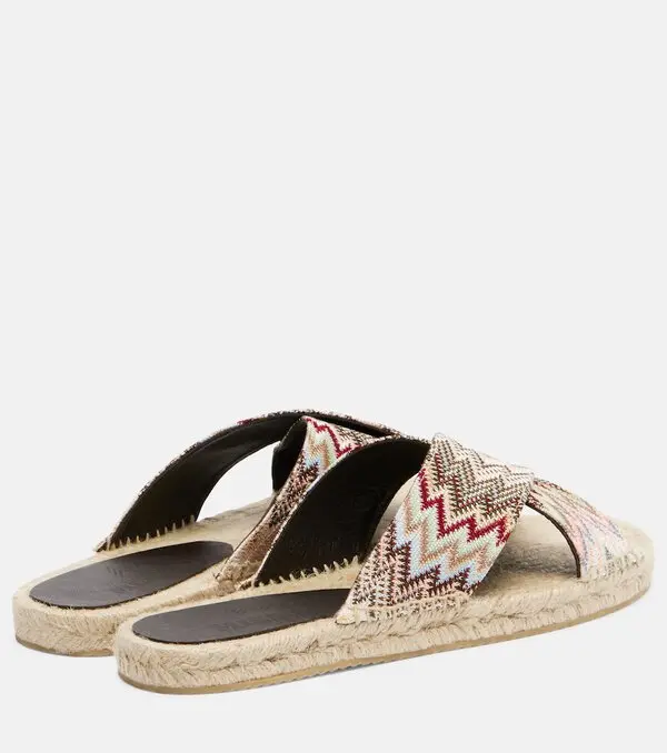 Missoni Harlow Zigzag Espadrille Sandals - Multicoloured