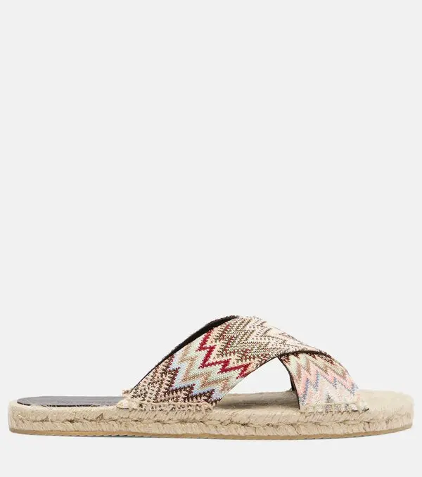 Missoni Harlow Zigzag Espadrille Sandals - Multicoloured
