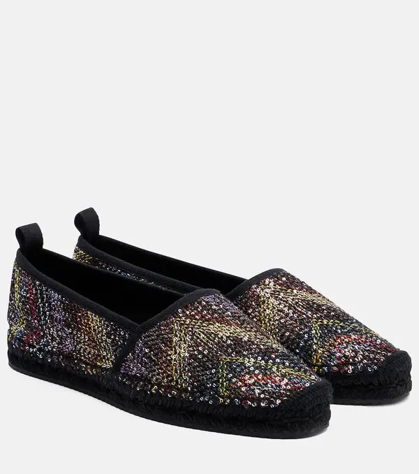 Missoni Elle Sequined Espadrilles - Multicoloured