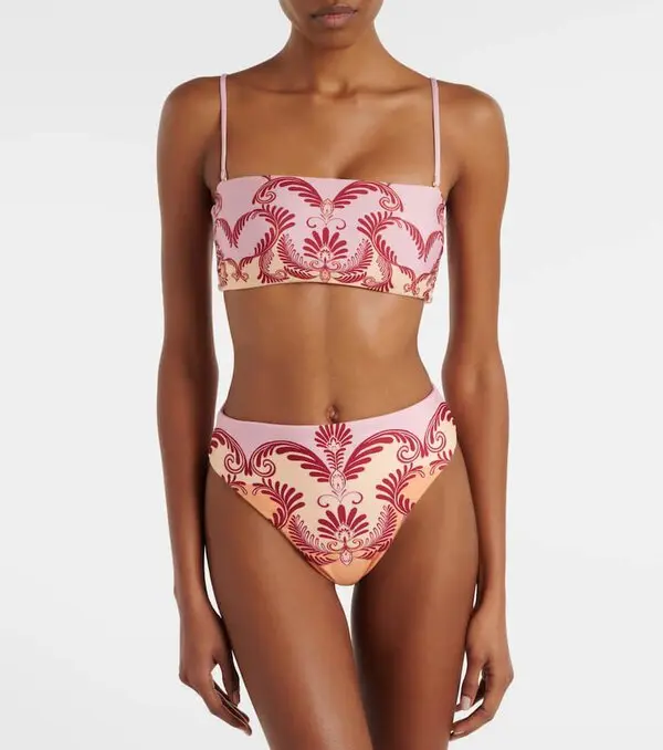 Farm Rio Printed Bikini Top