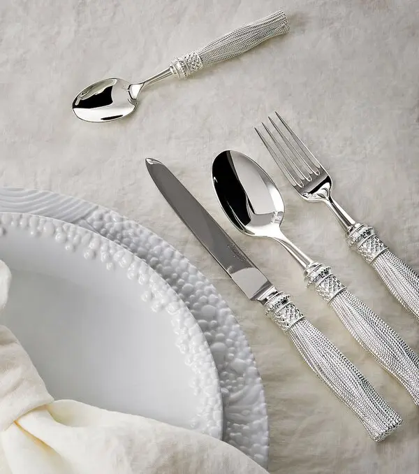 Christofle Pompon -plated Cutlery Set