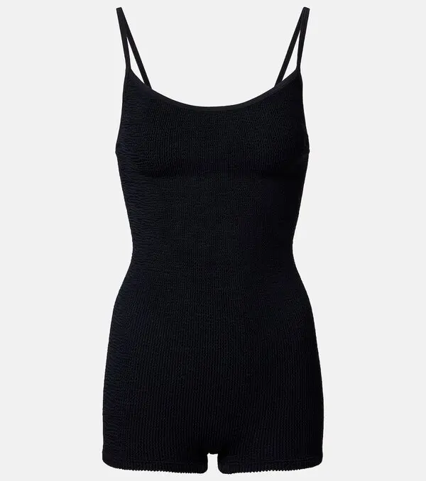 Hunza G Pamela Romper - Black
