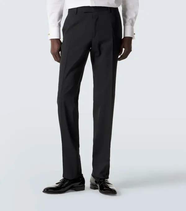 LARDINI Wool Tuxedo Pants