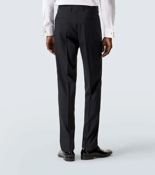 LARDINI Wool Tuxedo Pants