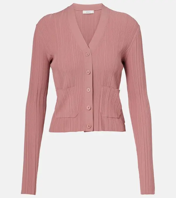 JOSEPH Sinai Plissé Cardigan - Pink