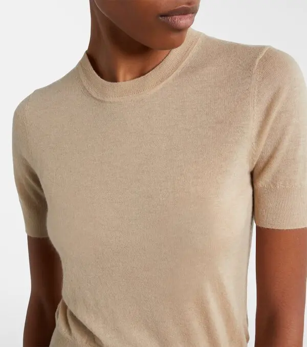 JOSEPH Cashair Cashmere Top - Beige